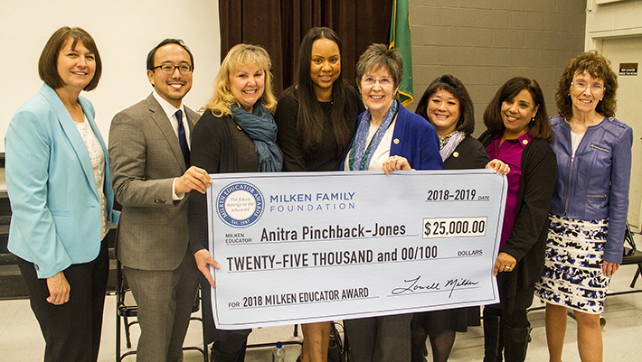 Rainier View Principal Receives 2018 Milken Educator Award - The ...