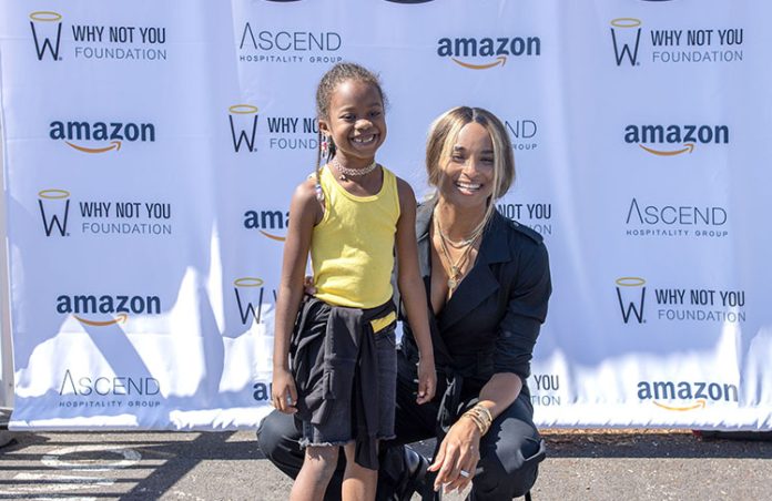 Ciara Helps Lift The Spirit Of Local Students Heading Into New School ...