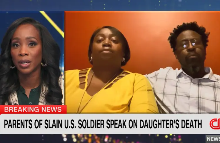 Parents Of Slain U.S. Soldier Recounts Moment They Learned Of Daughter ...