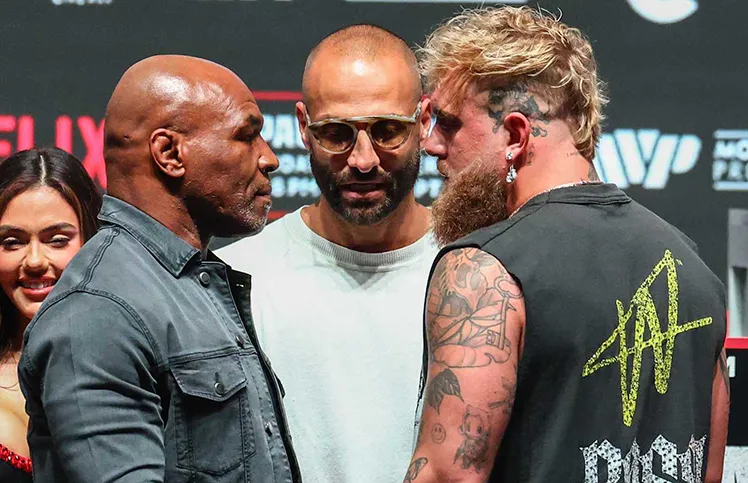 Tensions Rising Between Tyson And Paul Ahead Of Major Boxing Match ...